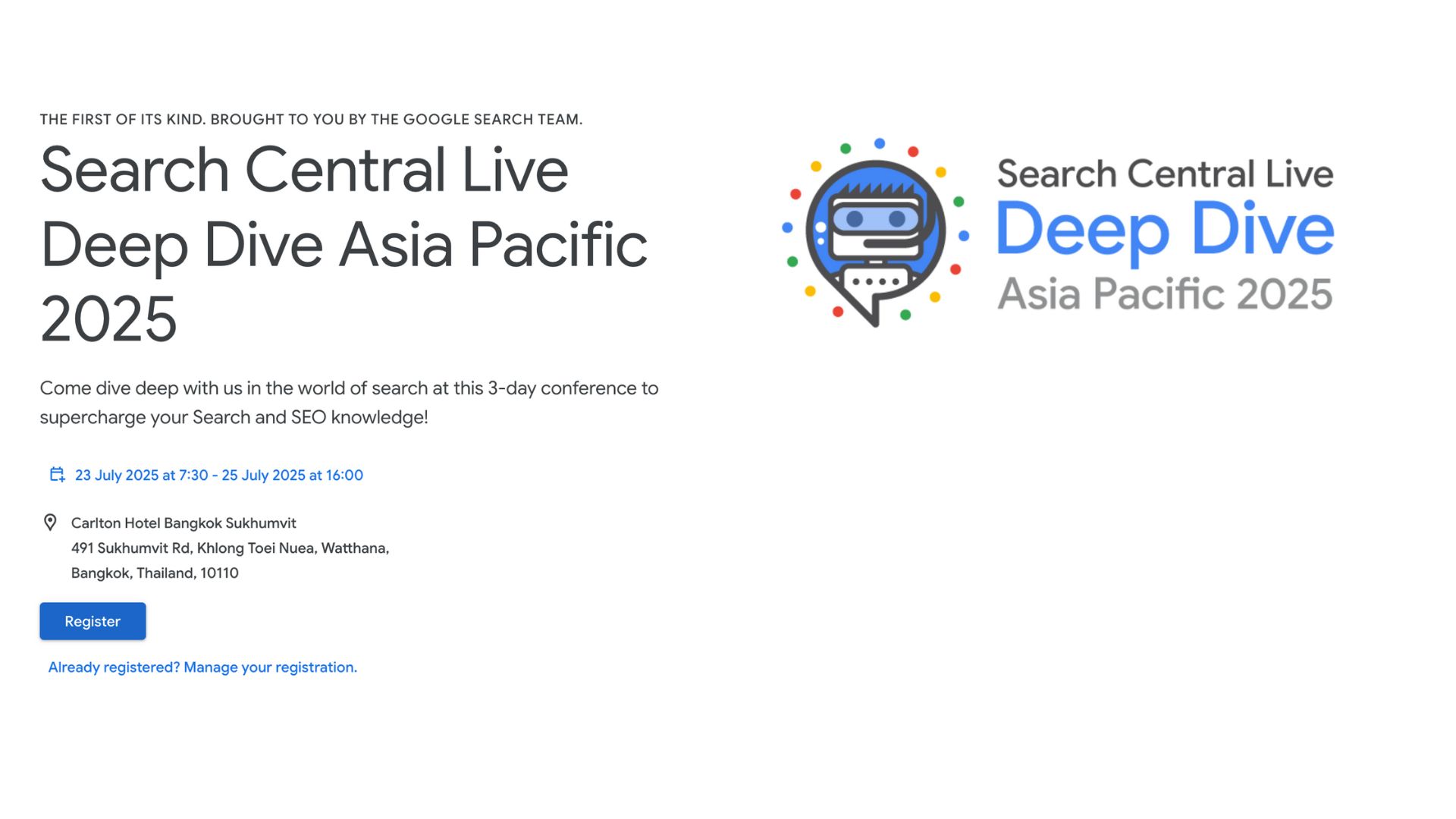 Search Central Live Deep Dive 2025: SEO Conference